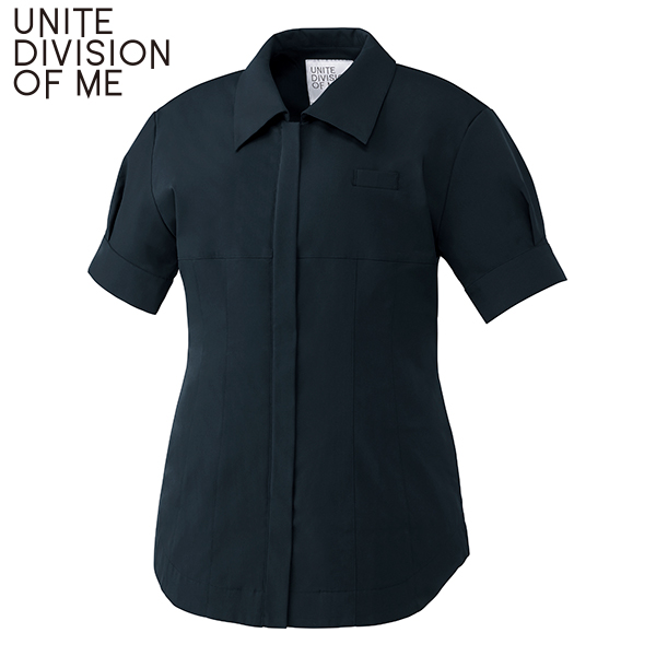 【Unite＆Calala/チトセ株式会社-DOM-0025-C50】レディースファスナースクラブ（ダークネイビー）【軽量ストレッチツイル】 [エステユニフォーム.com]